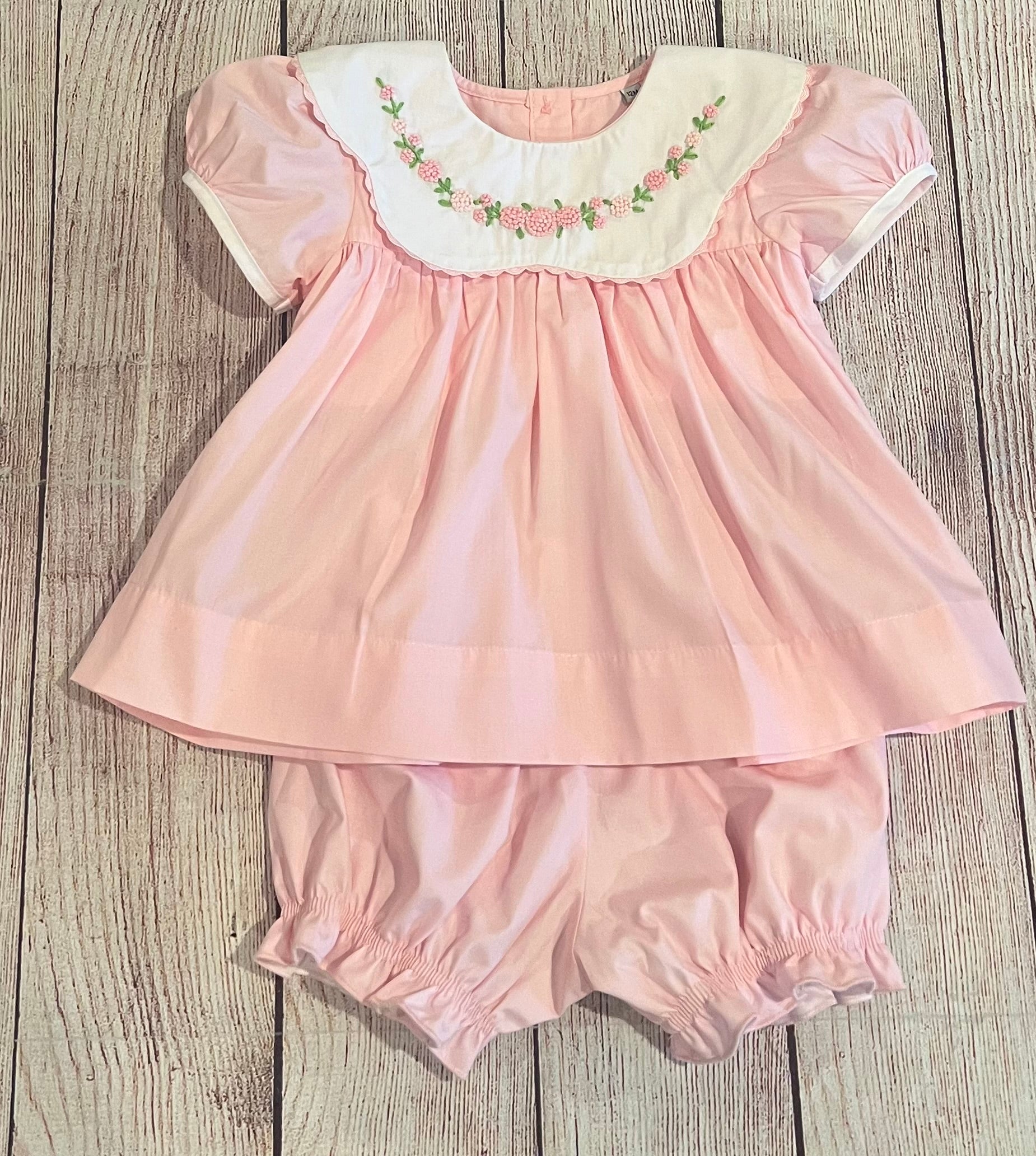 PINK EMBROIDERED BLOOMER SET – Sweet LaRose