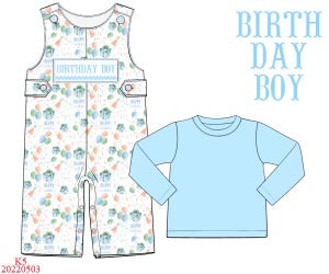 BIRTHDAY BOY OVERALL / SHIRT SET (po185) – Sweet LaRose